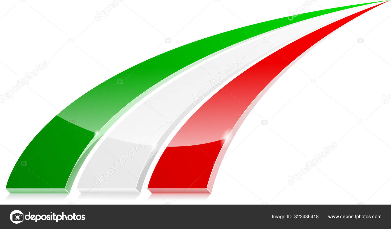 Italy Logo White Background Stock Vector by ©Lahellen 322436418