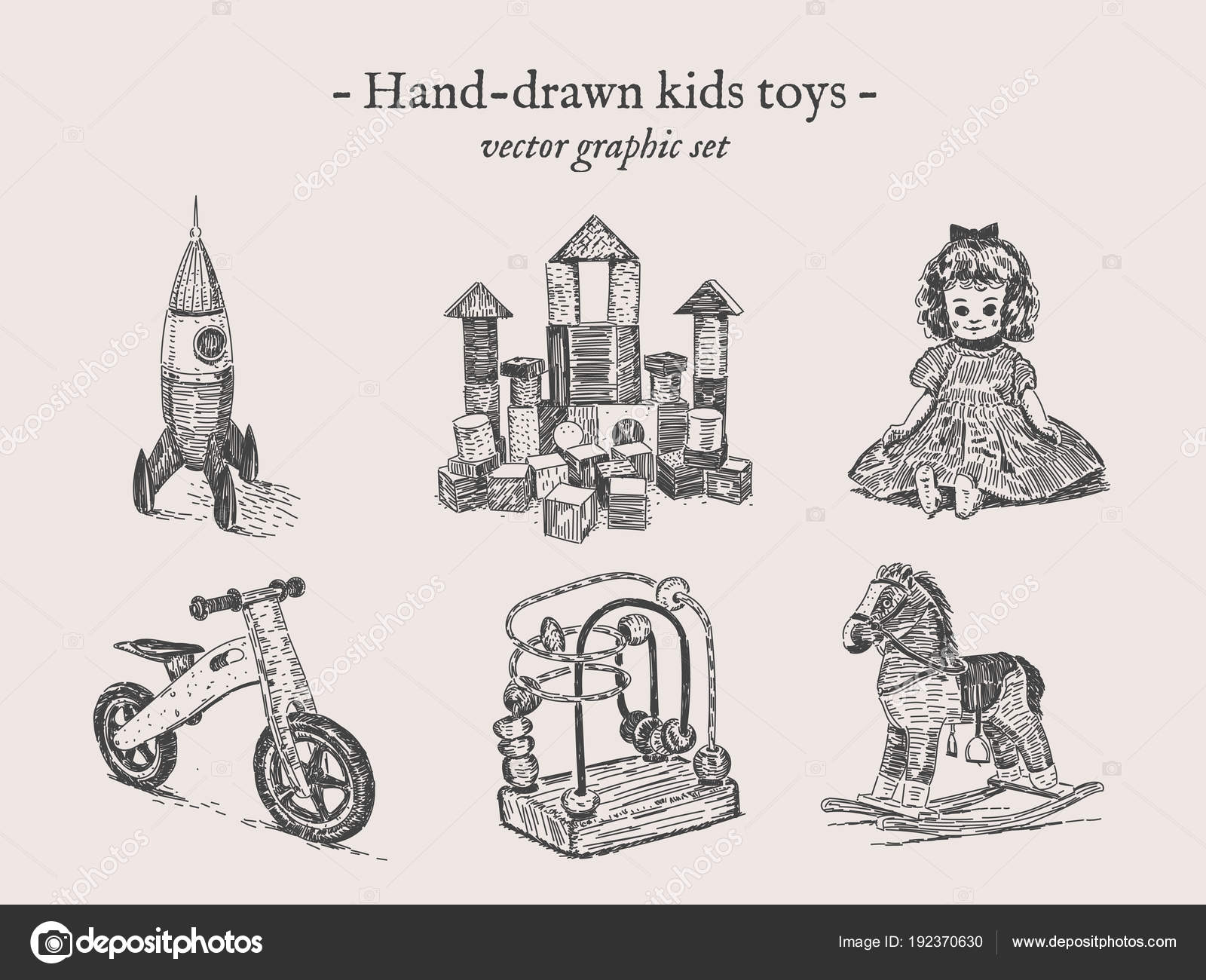 Vintage Toys Drawing