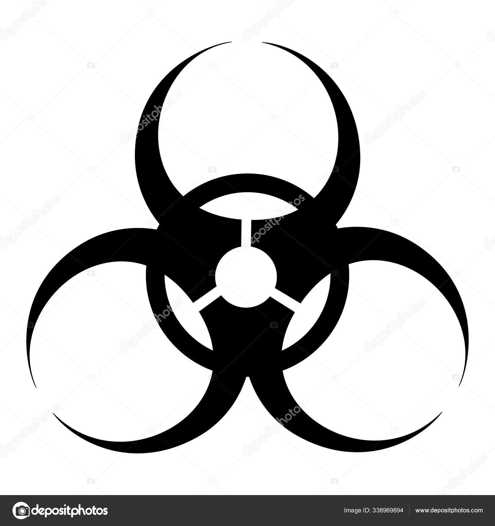 Biohazard Symbol Outline