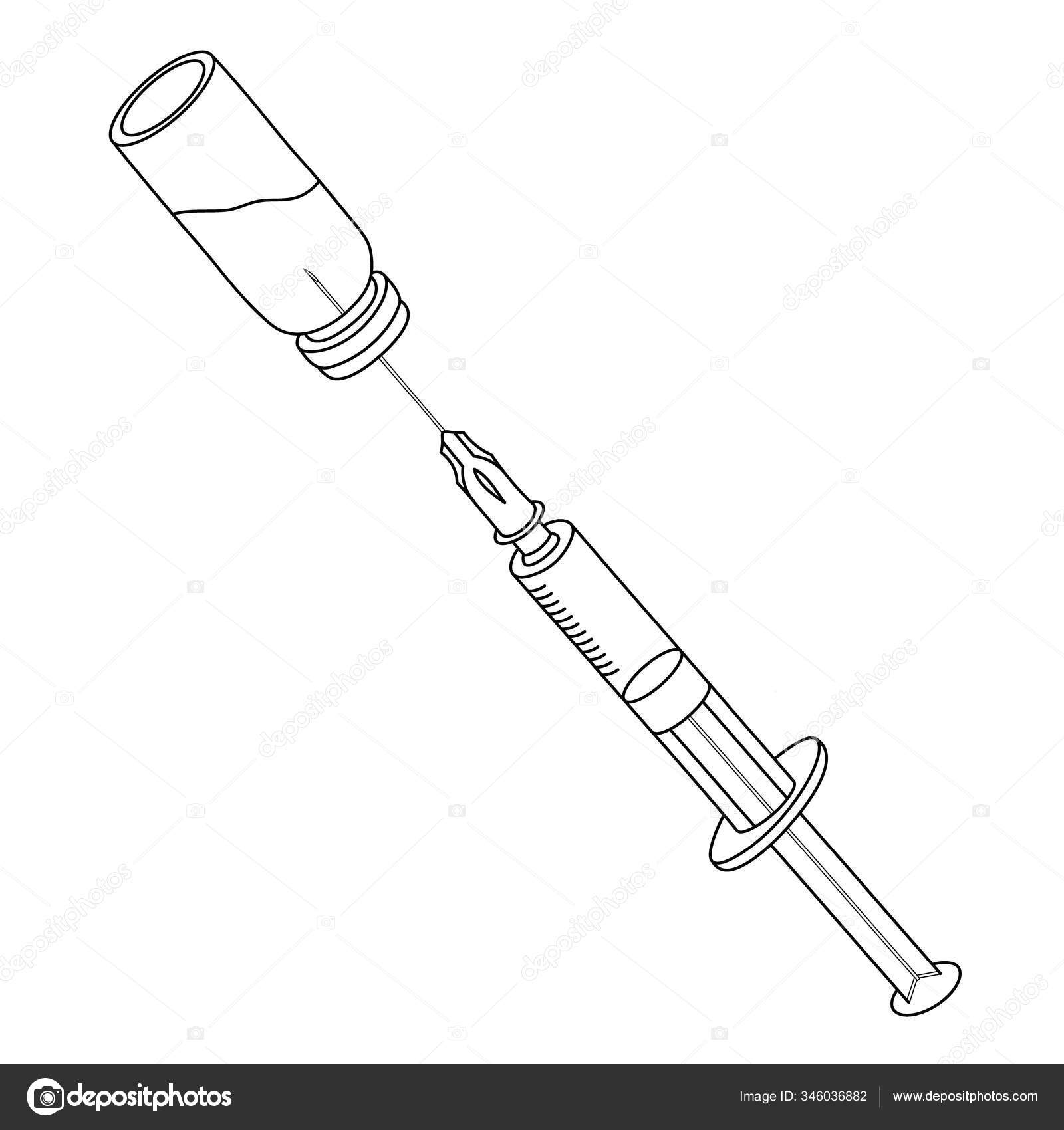 Injection Coloring Page