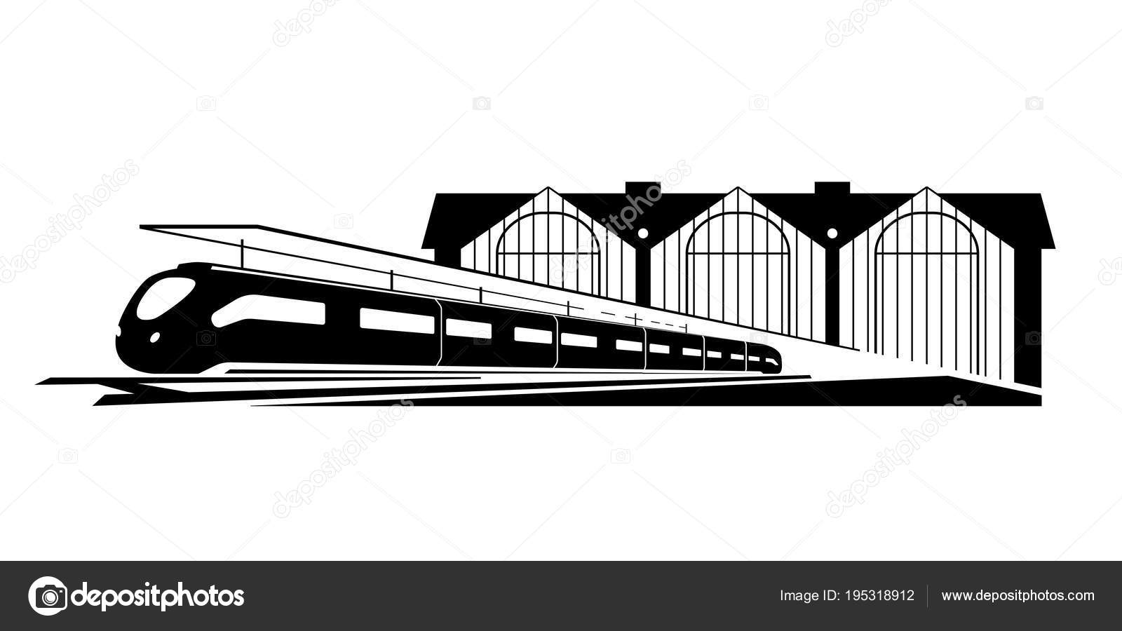 Train station icon. Stock Vector by ©AVD_88 195318912
