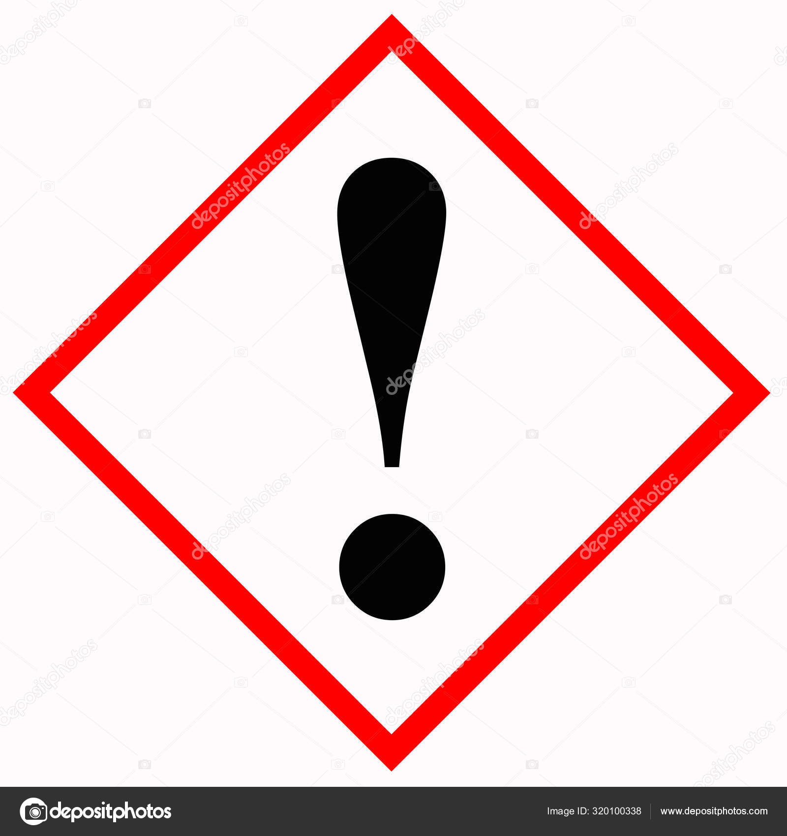 Warning sign GHS07 Danger Corrosive Irritant effect on white bac Stock ... Warning sign GHS07 Danger Corrosive Irritant effect on white bac Stock ...