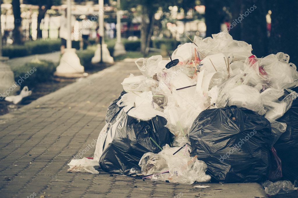 Pile of garbage in old sad tone Stock Photo by ©weerapat 126316714