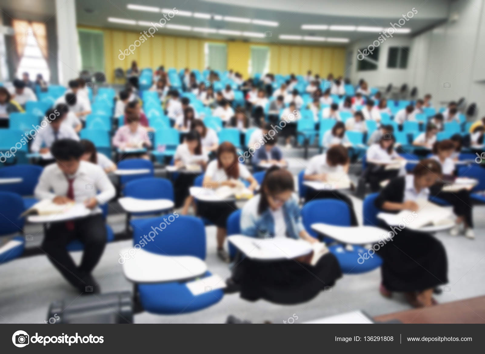 Students in lecture room — Stock Photo © weerapat #136291808