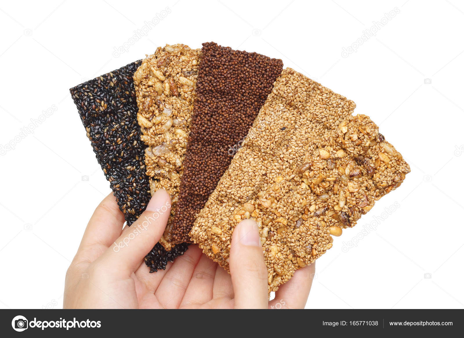 Multigrain bars for snack Stock Photo by ©weerapat 165771038
