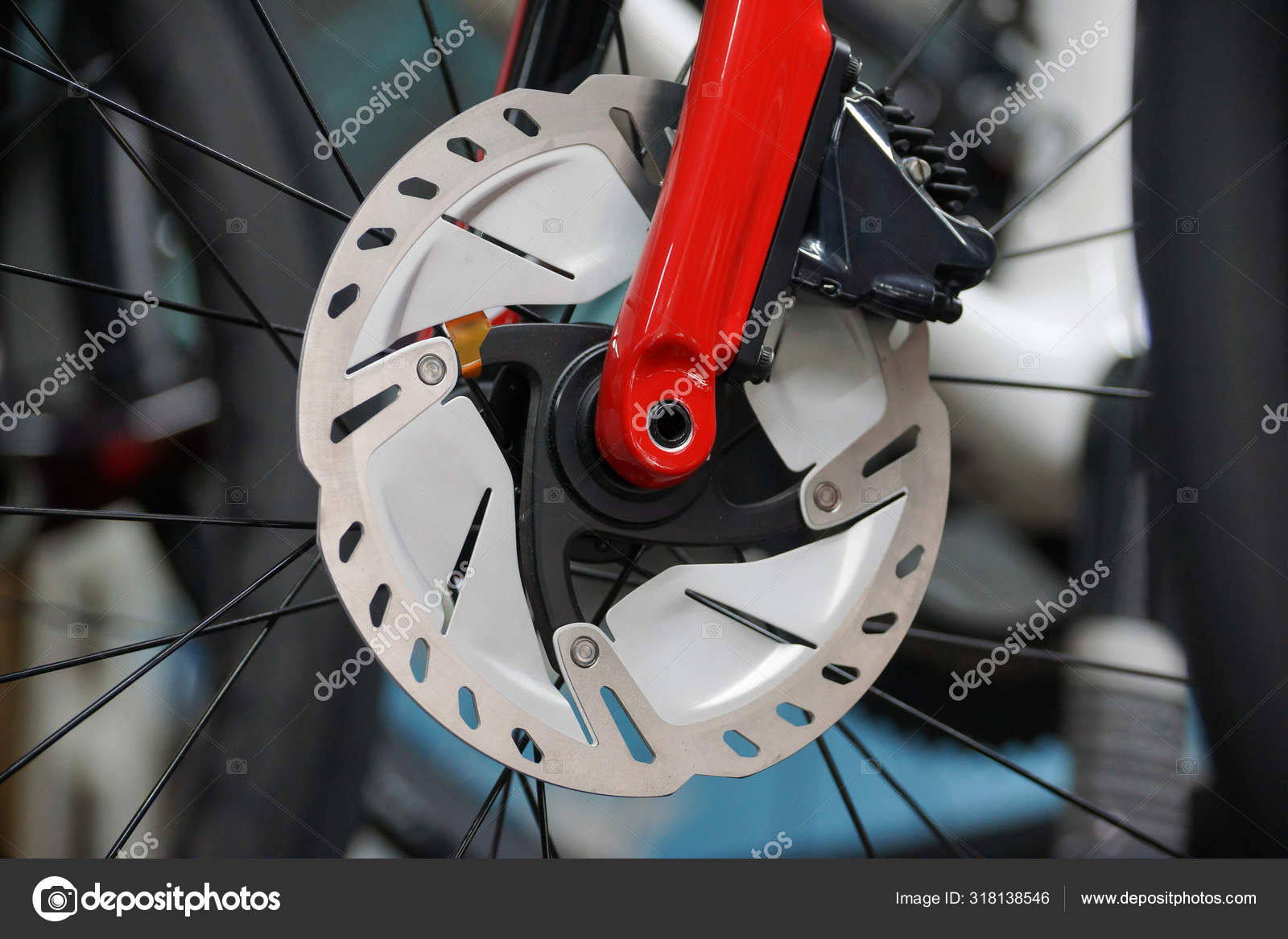 Disc Brake Road Bicycle — Stock Photo © weerapat #318138546