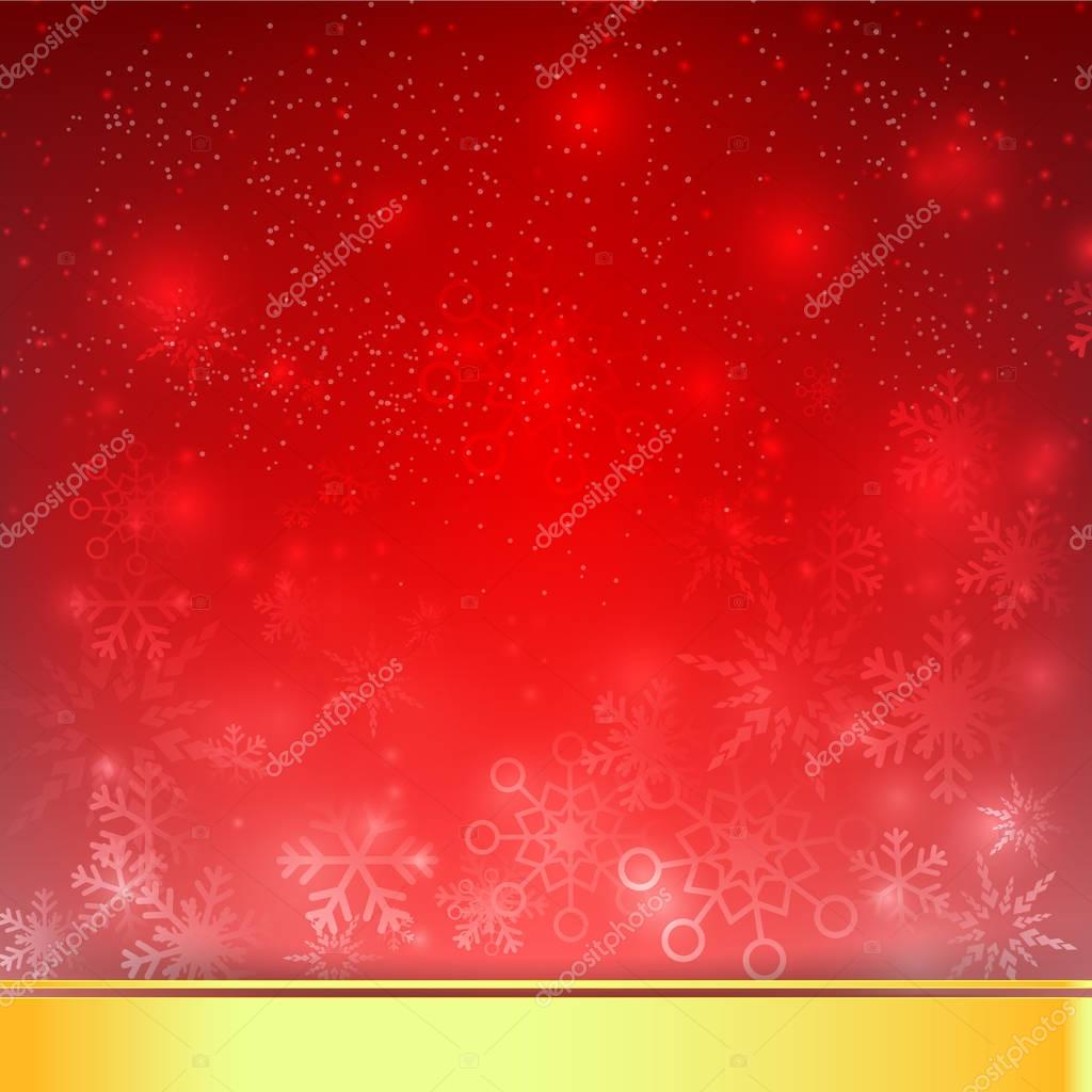 Snow fall with bokeh and lighting element abstract background ve Stock ...