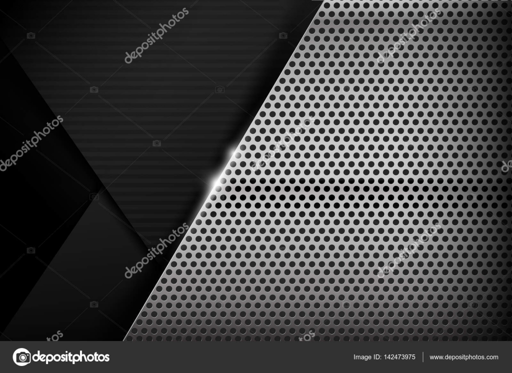 Chrome black and grey background texture vector illustration 017 Stock ...