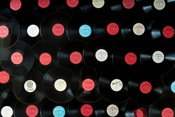 Vinyl records background Stock Photo by ©belchonock 114903396