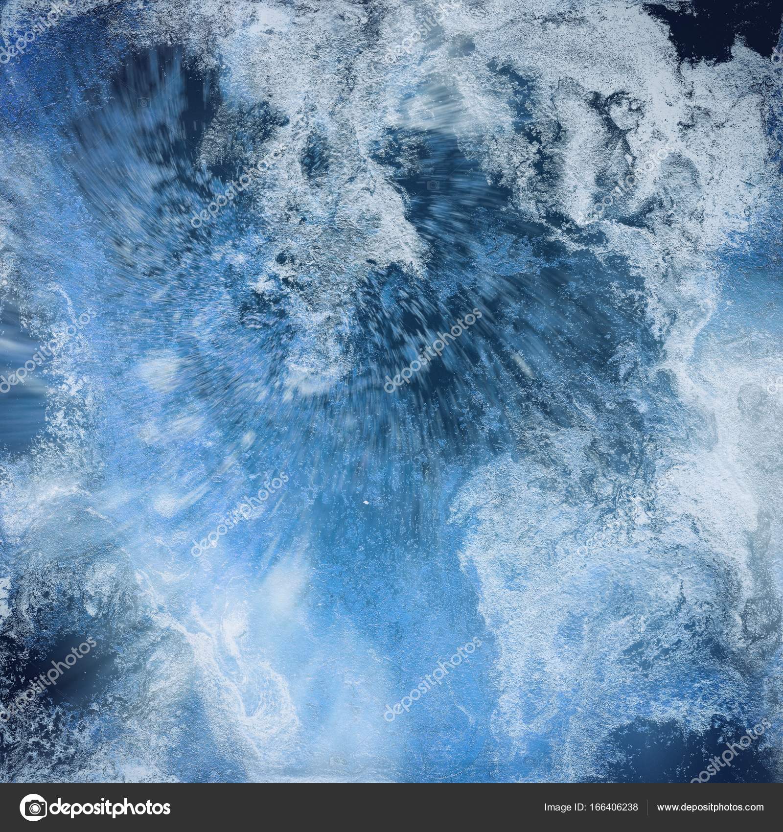 Abstract liquid blue background. Pattern with abstract frozen and black ... Abstract liquid blue background. Pattern with abstract frozen and black ...