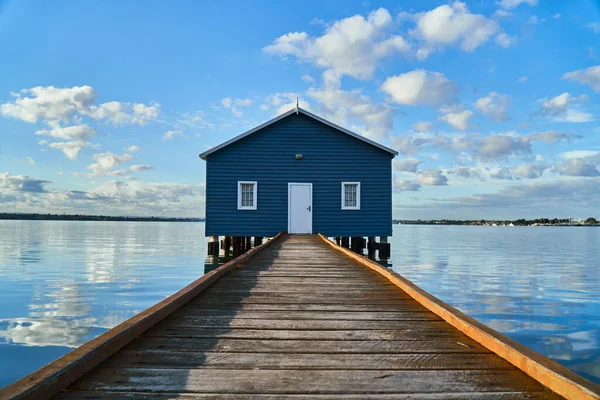 Blue boathouse perth Stock Photos, Royalty Free Blue boathouse perth ...