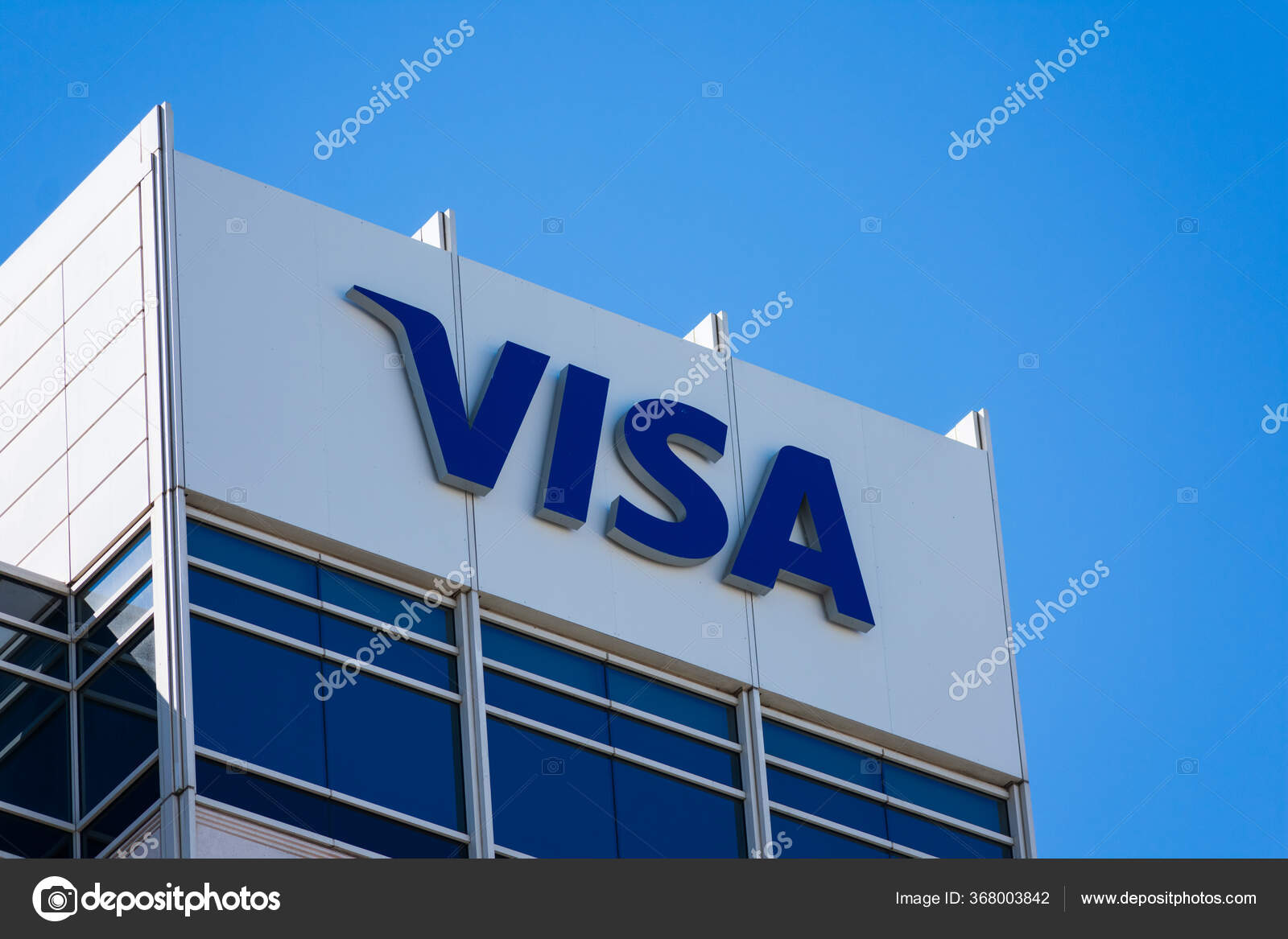 Visa Sign Visa Inc Headquarters Metro Center Silicon Valley Foster ...