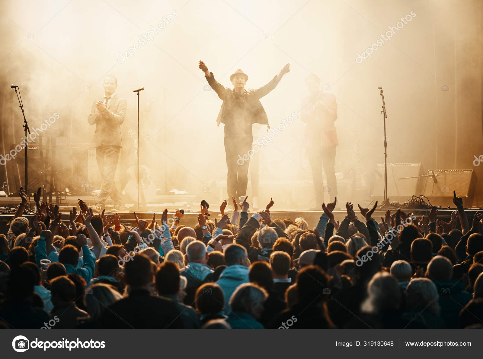Young Man Suit Smoke Stage – Stock Editorial Photo © vidarnm #319130648