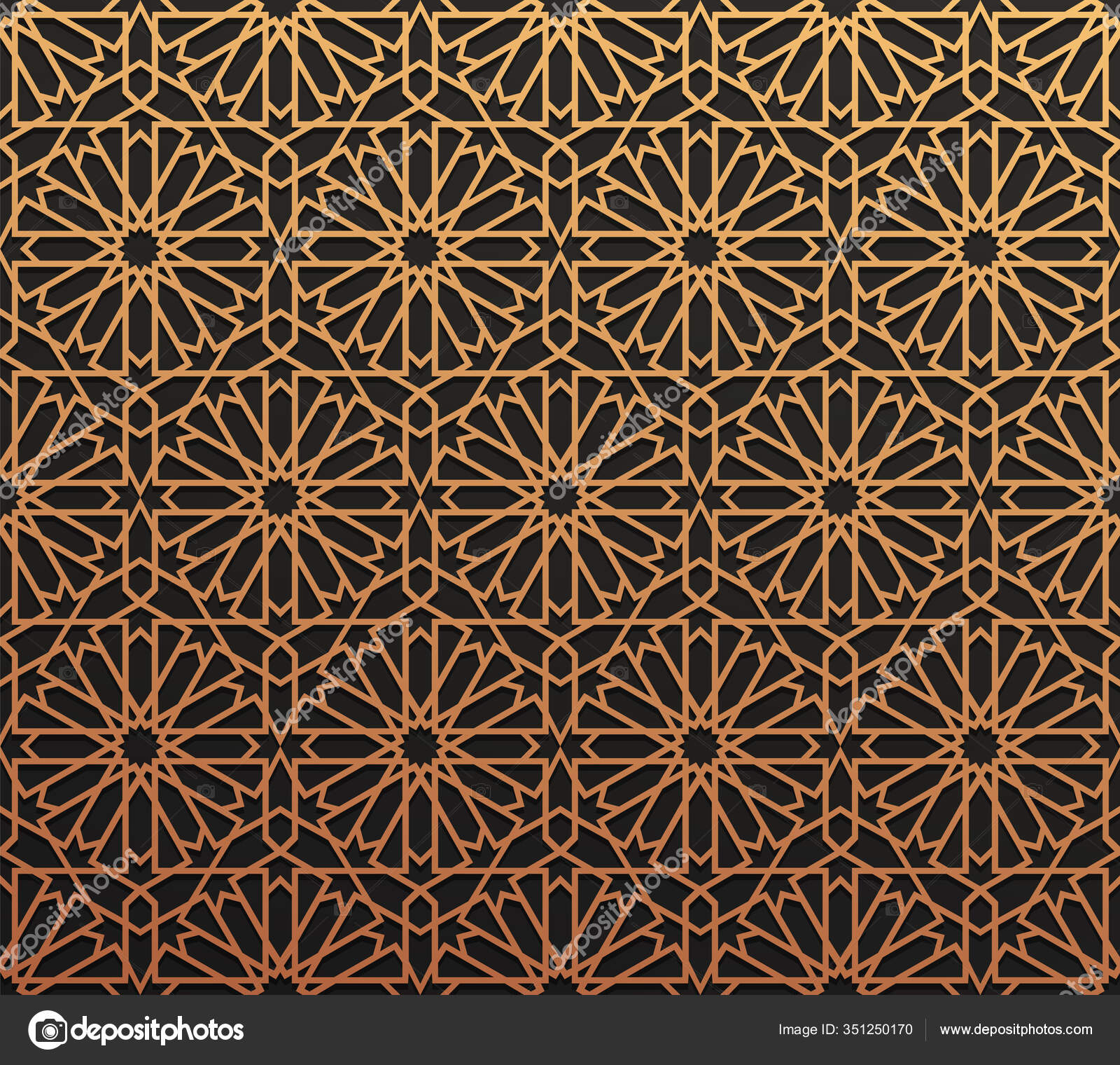 Moroccan Islamic Pattern Art Ornament Background Stock Vector Image by ©SOUFONE #351250170