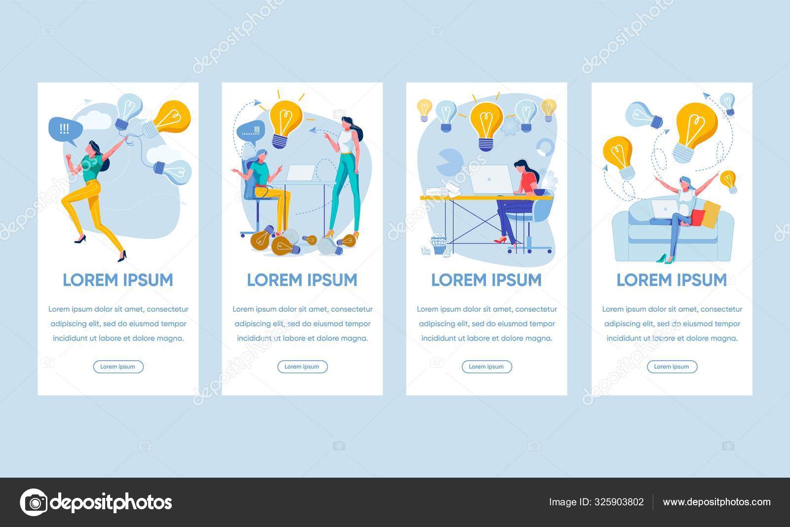 Bright Banner Manera original de buscar ideas . Vector de stock por ...