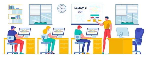 Object oriented programming Vector Art Stock Images | Depositphotos