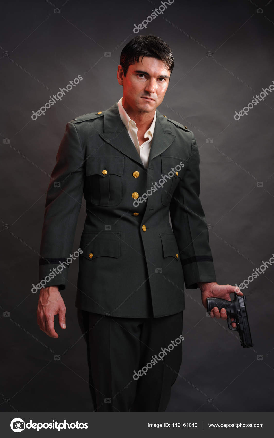 The handsome army general Stock Photo by ©romancephotos 149161040