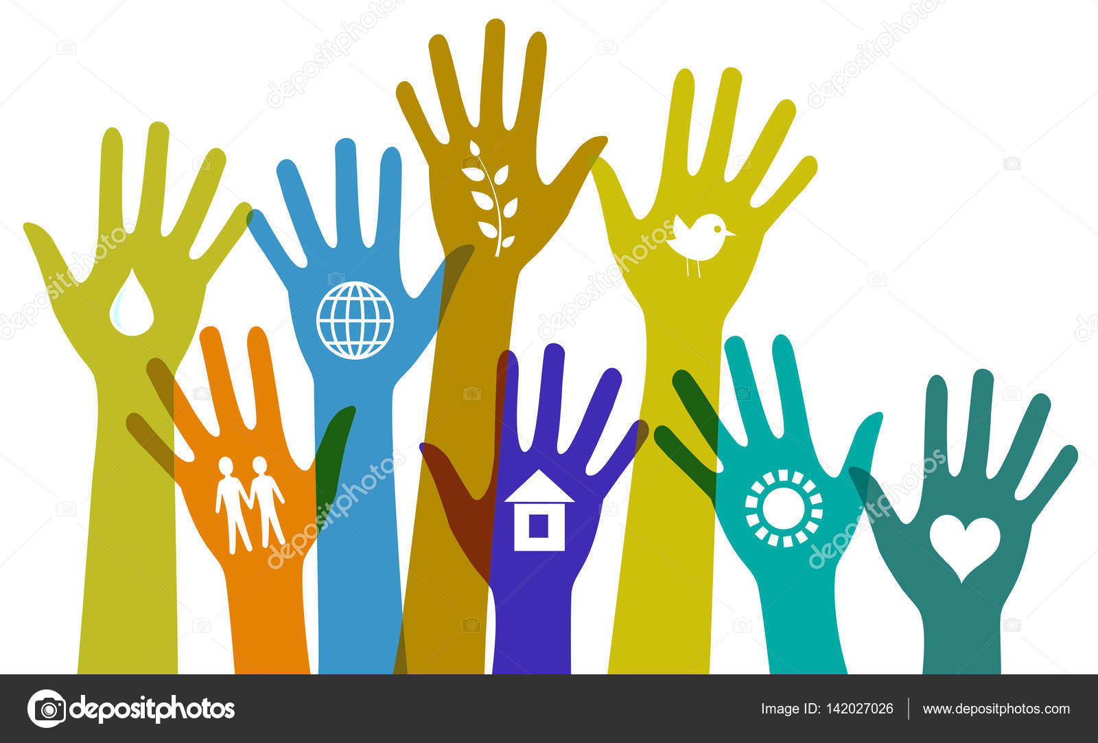 Collection of hands icons Stock Vector Image by ©Lagodka #142027026