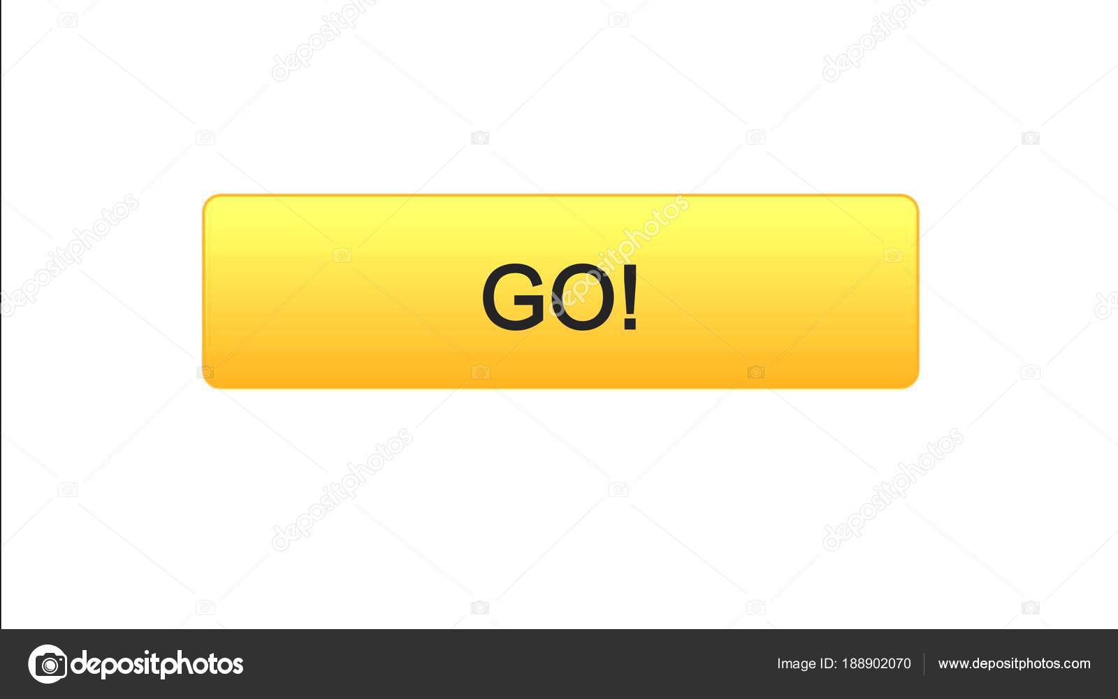 Go web interface button orange color, education development, site design Stock Photo by ...
