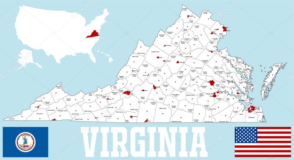 El mapa de Virginia 2024