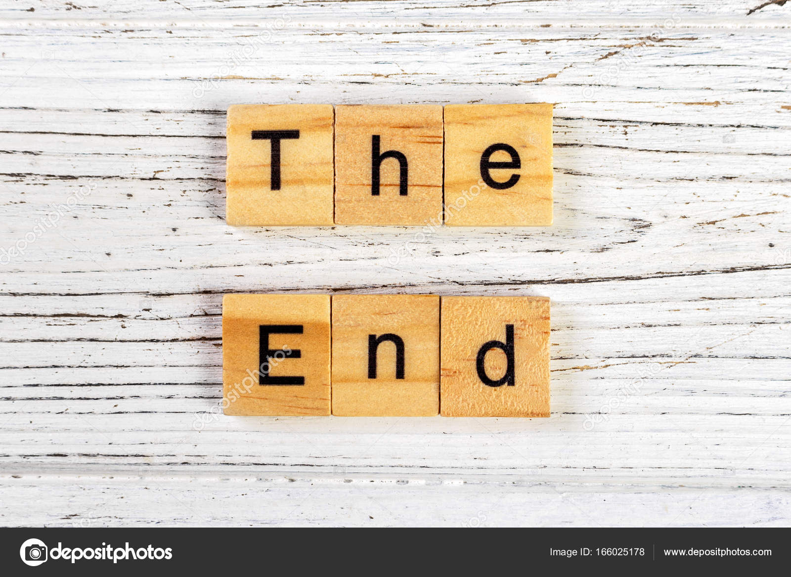 The End Sign Colorful