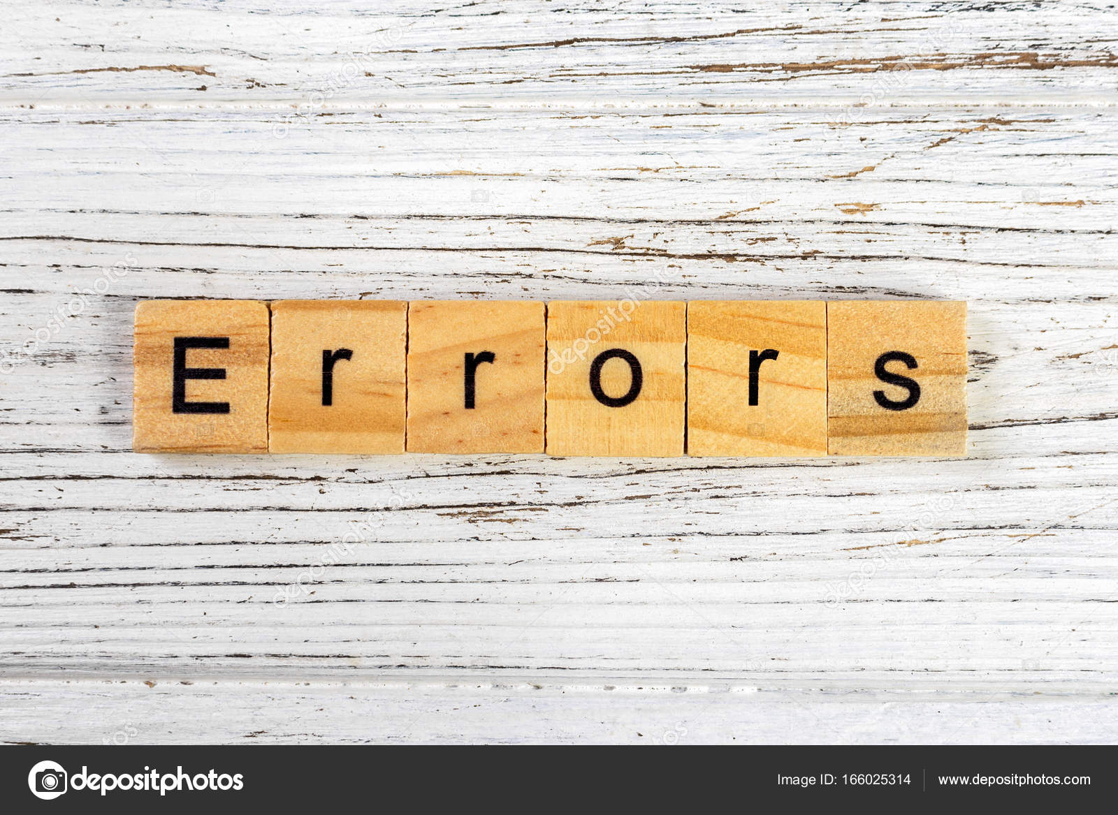 ERRORS word made with wooden blocks concept — Stock Photo © snegok1967 ...