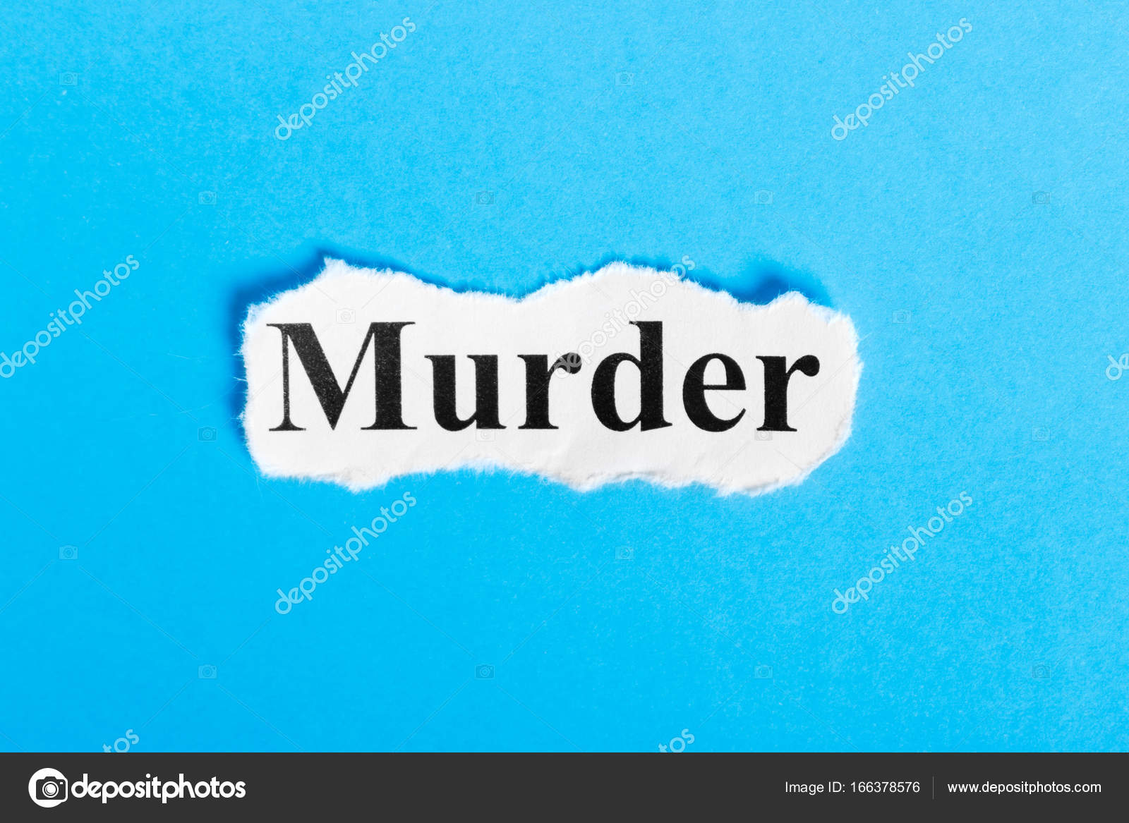 Murder text on paper. Word Murder on a piece of paper. Concept Image ...