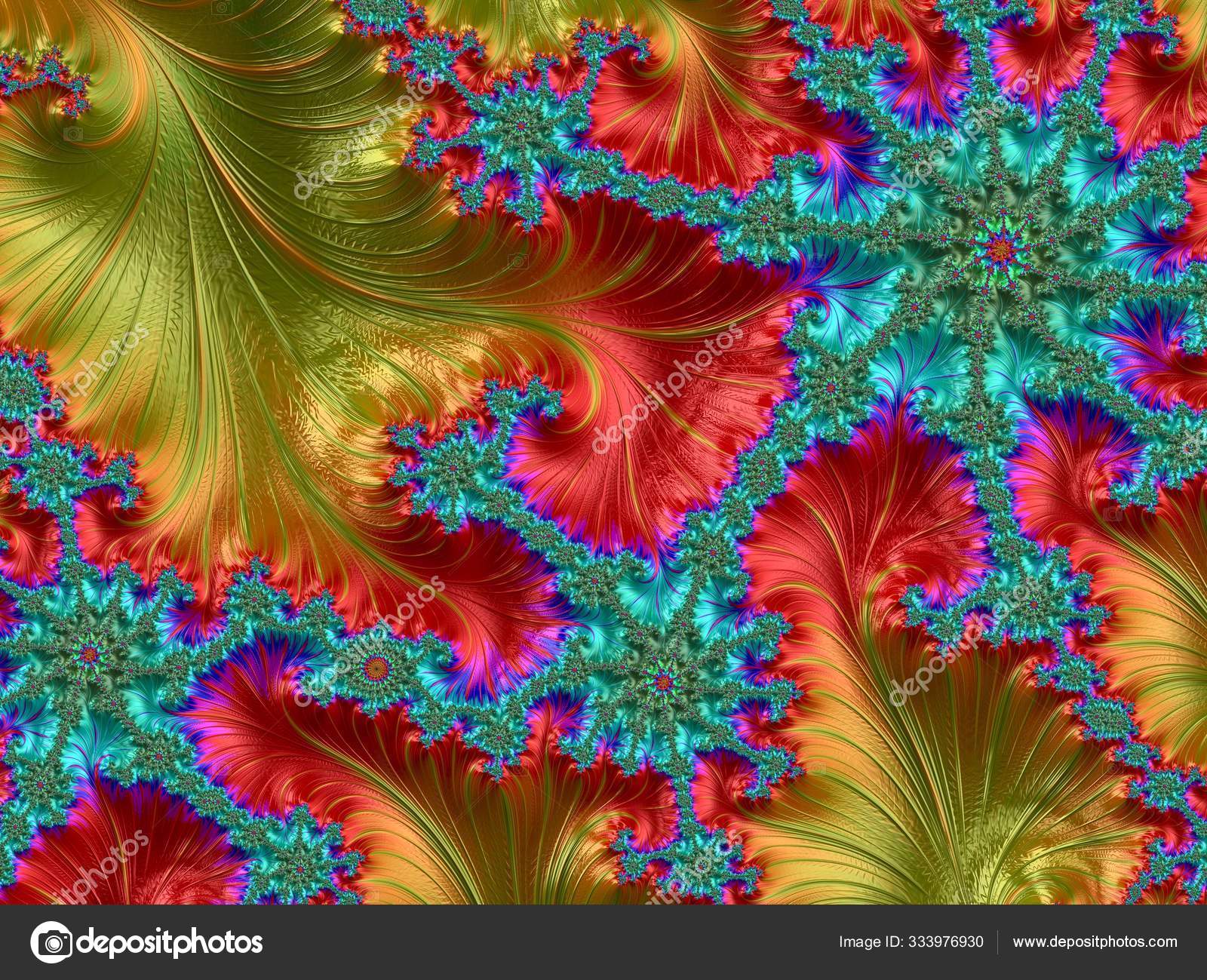 Colorful Infinitely Complex Patterns Design — Stock Photo ...
