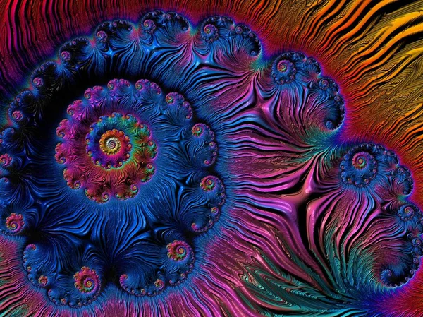 Colorful Infinitely Complex Patterns Design — Stock Photo ...