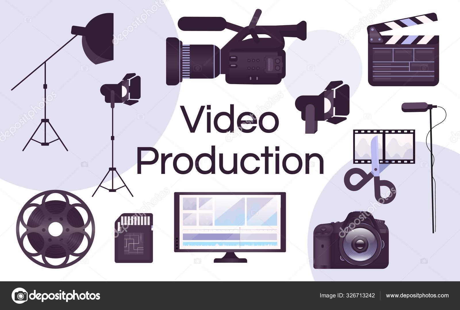 Video Production Clipart