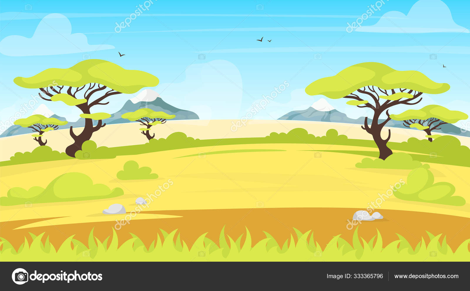 African Safari Landscape