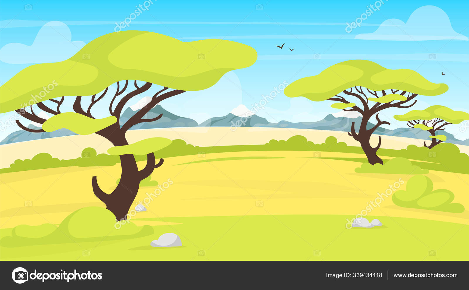 Safari Tree Vector