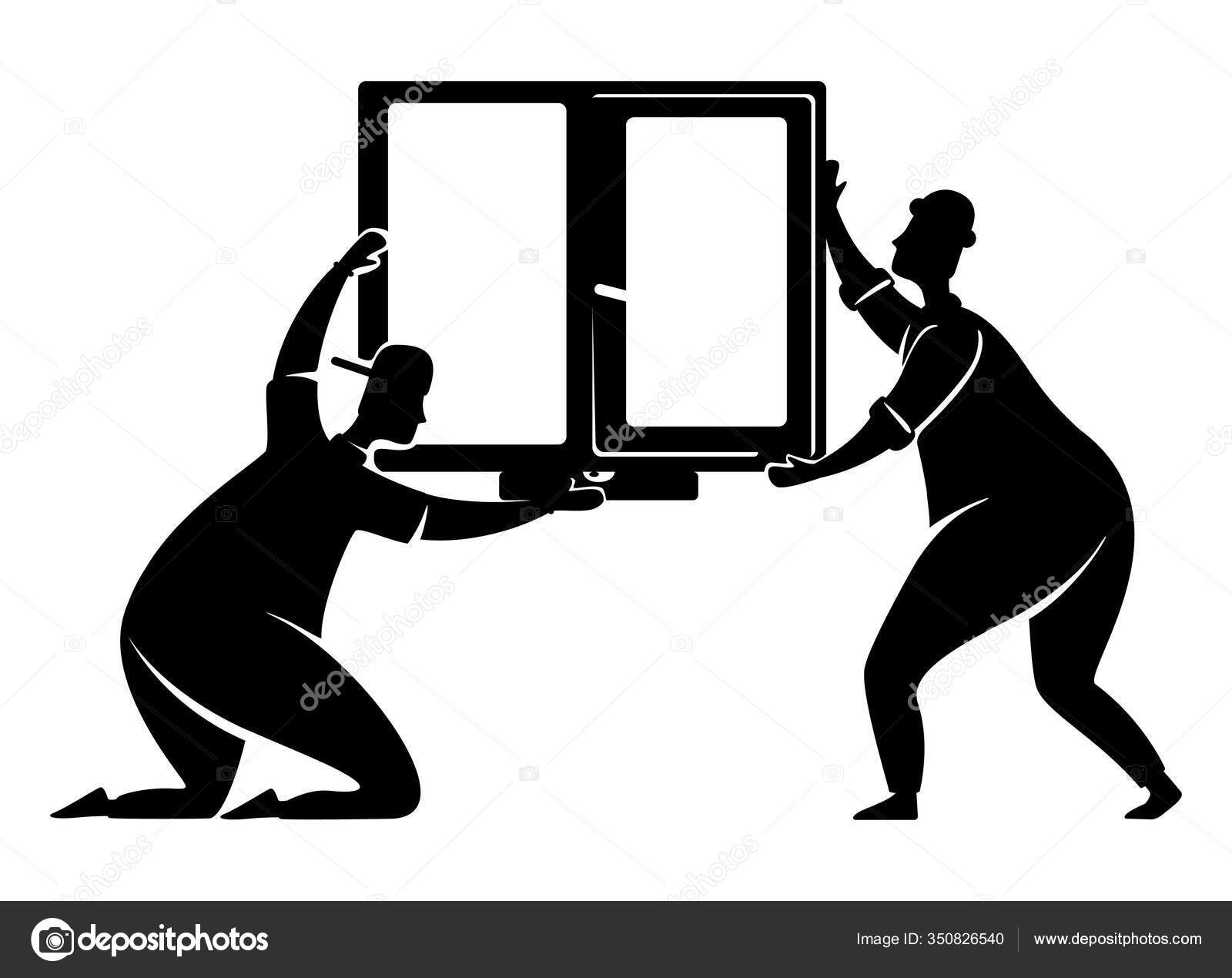 Stehende Person Silhouette Vektor