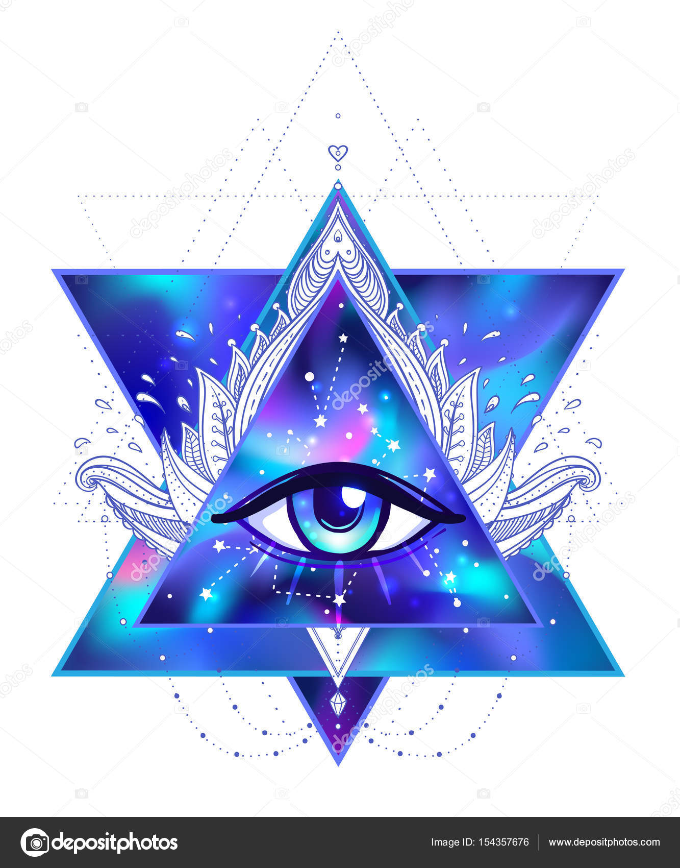 Cosmos logo with one eye Stock Vector Image by ©vgorbash #154357676