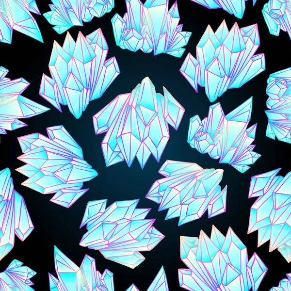 Crystal gem seamless pattern ⬇ Vector Image by © vgorbash | Vector ...