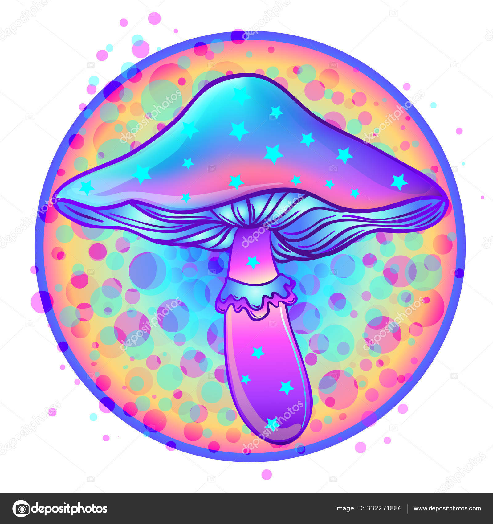 Magic Mushroom Drawing