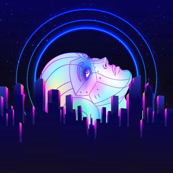 Synth wave Vector Art Stock Images | Depositphotos