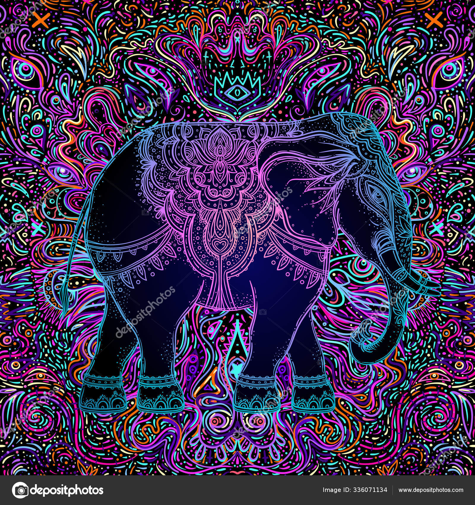 Trippy Elephant Backgrounds