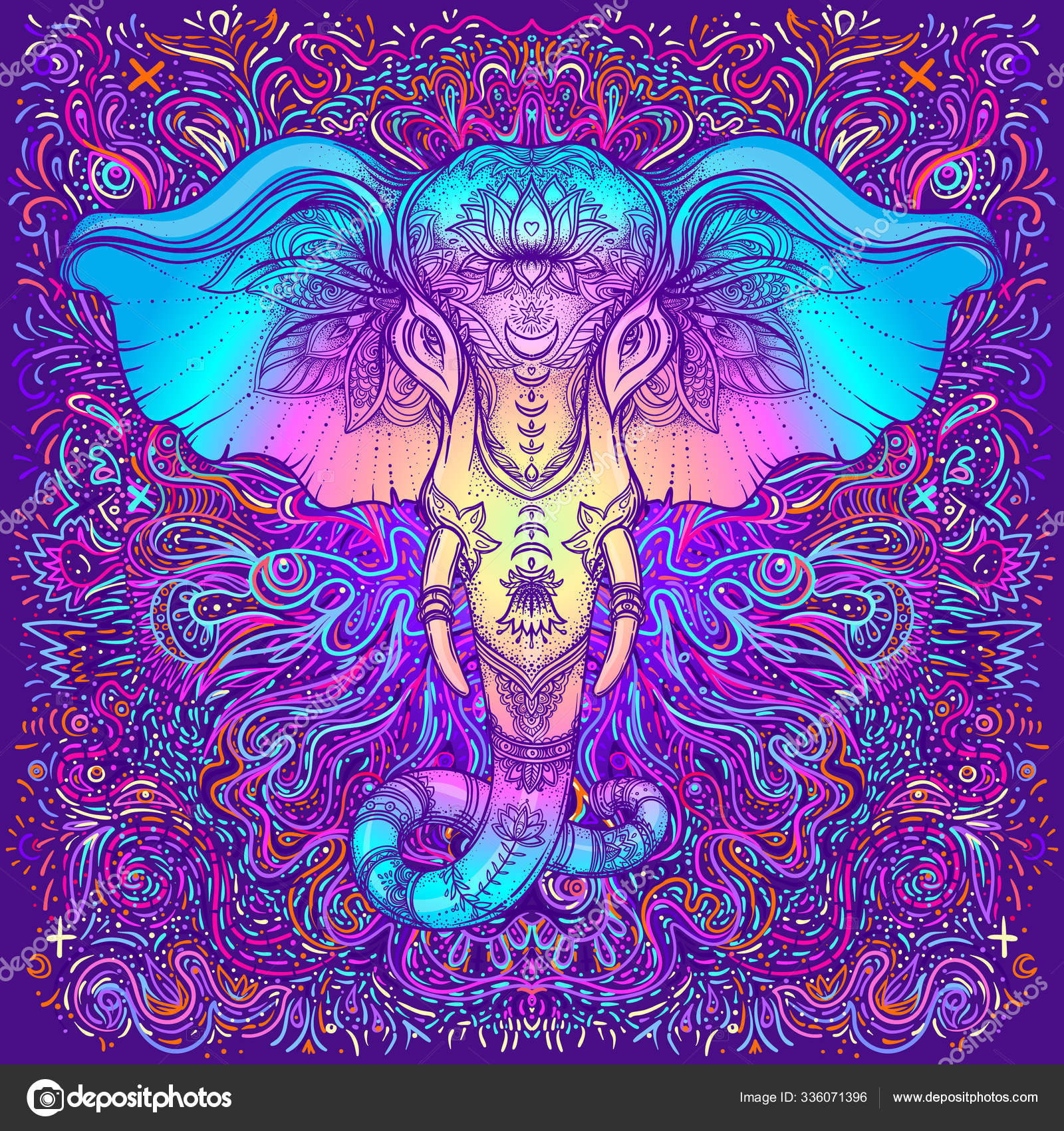 Trippy Elephant Backgrounds