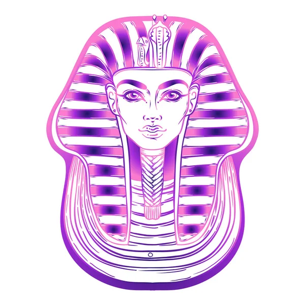 Egyptian Death Mask Drawing