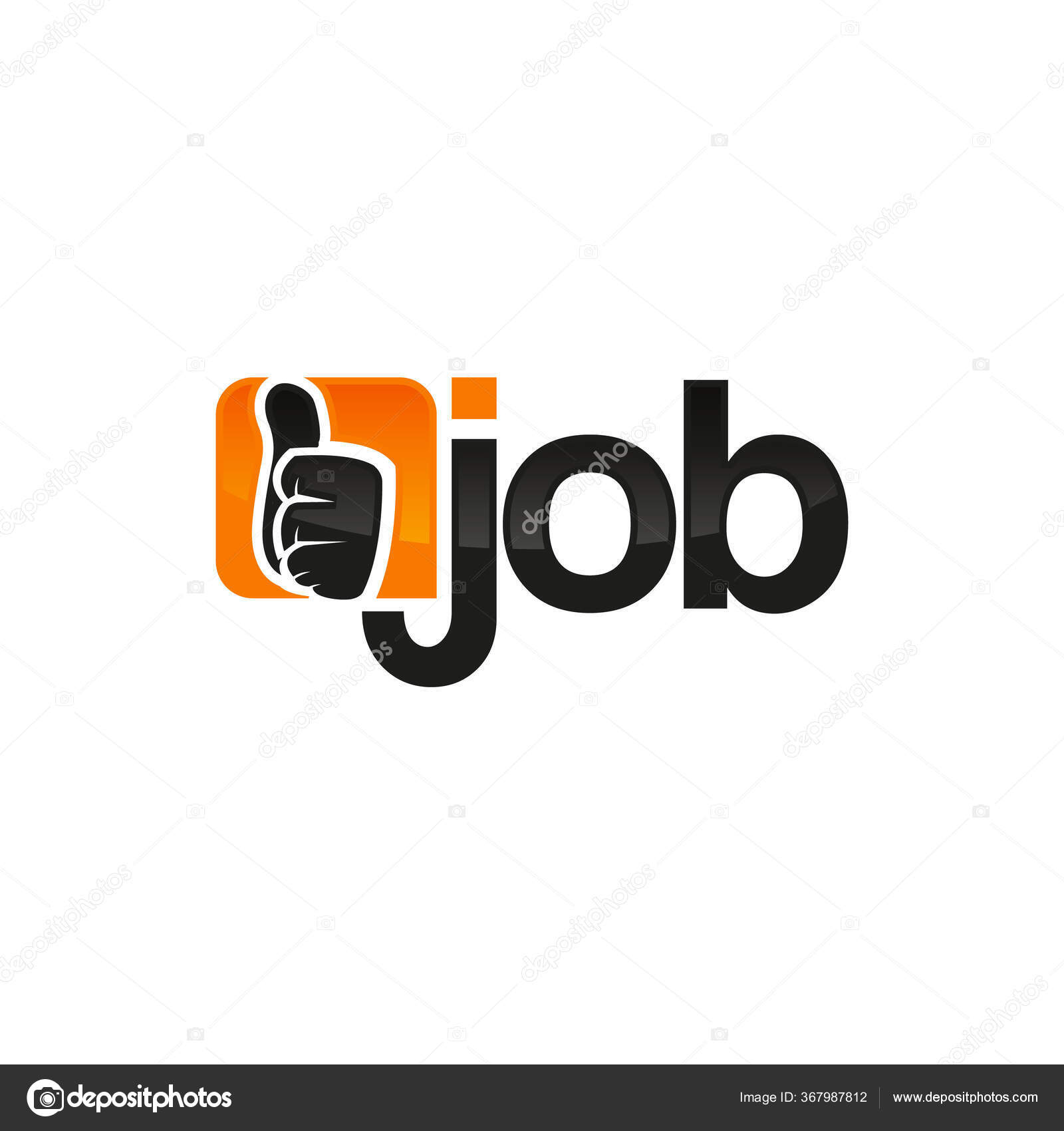 Job Logo Symbol Vector Design Illustration Stock Vector Image by ...