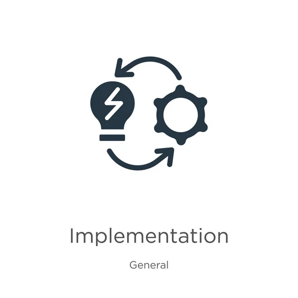Implementation Icon Implementation Concept Symbol Design Vector ...