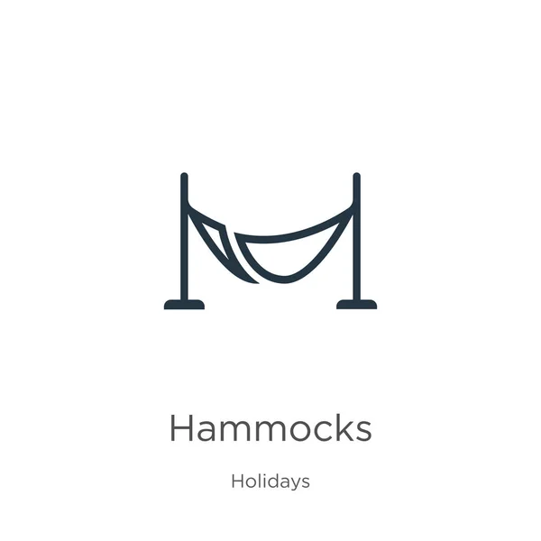Hammock di pantai Vector Art Stock Images | Depositphotos