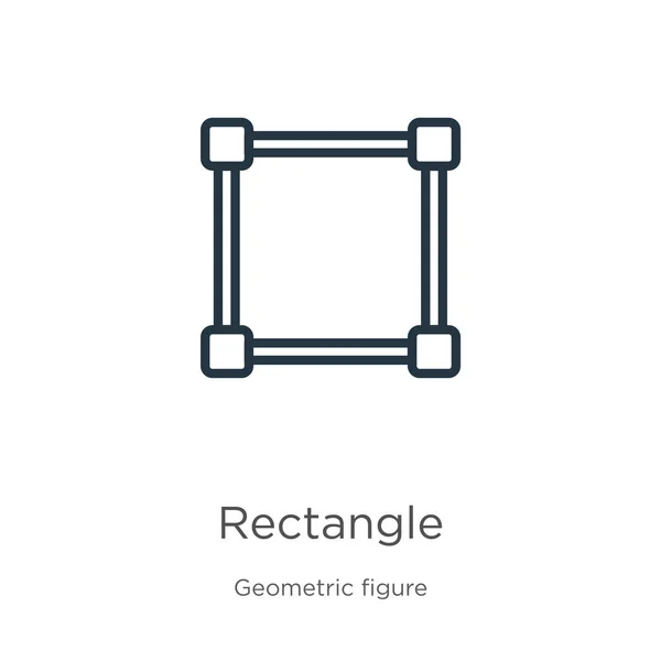 Bounding box icon. Thin linear bounding box outline icon isolated on ...
