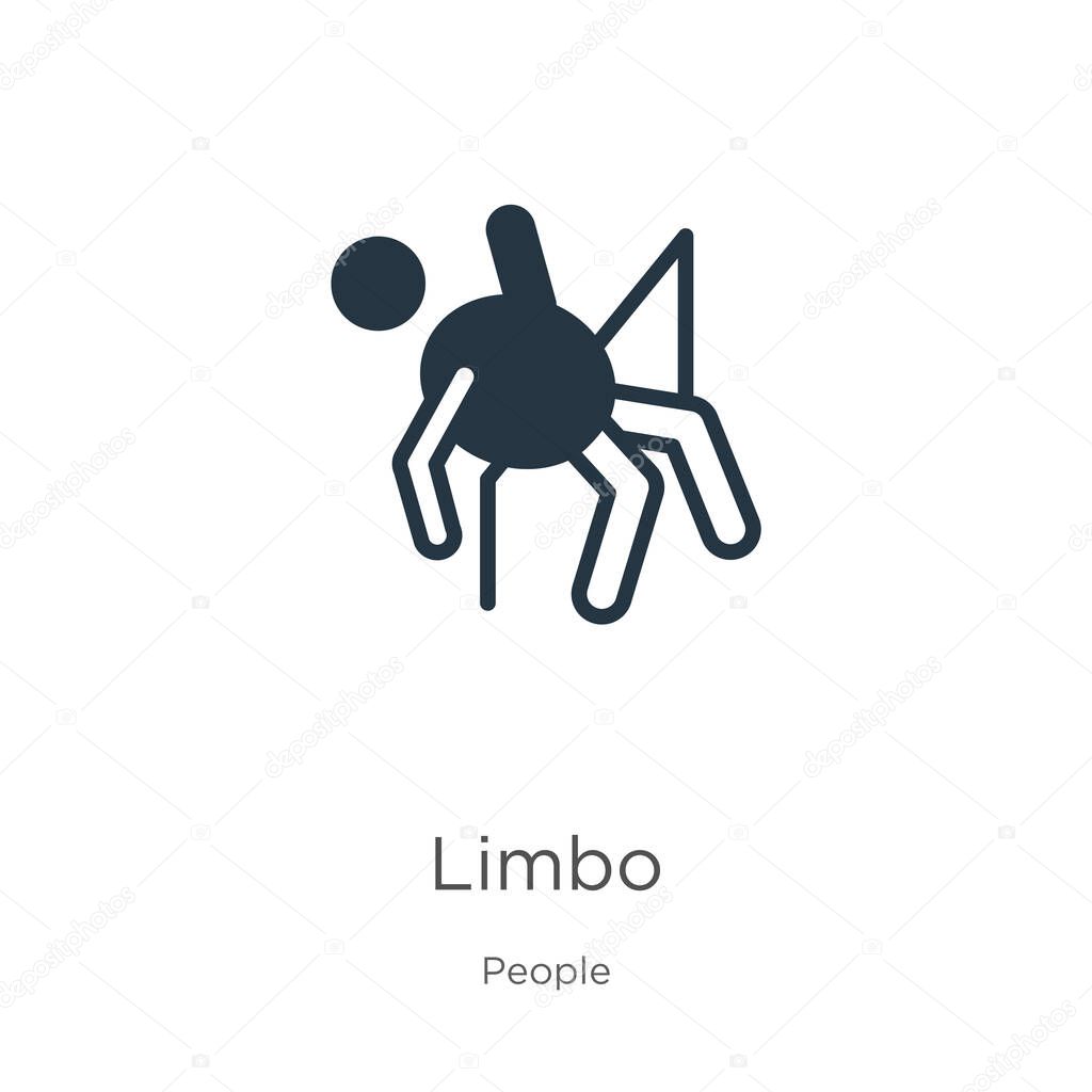 vector de iconos Limbo. Cómodo icono de limbo plano de la colección de ...