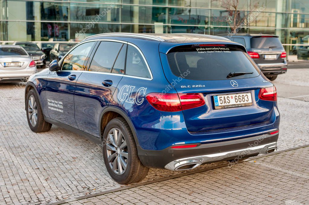 Blue luxury Mercedes-Benz GLC 220d – Stock Editorial Photo © Tadeas ...