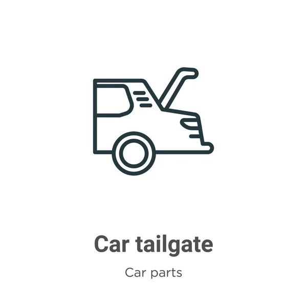Car tailgate symbol Vector Art Stock Images | Depositphotos