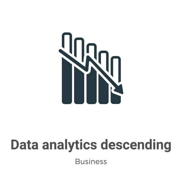 Descending line graph data analysis Vector Art Stock Images | Depositphotos
