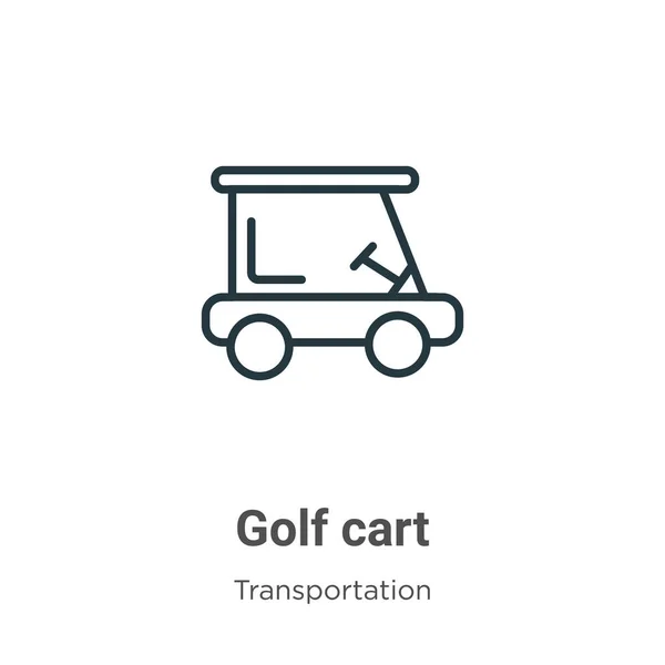 Golf cart outline vector, Royalty-free Golf cart outline vector Vector ...