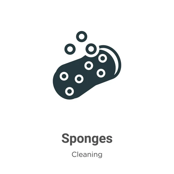 Sponge Vector Icon White Background Flat Vector Sponge Icon Symbol ...